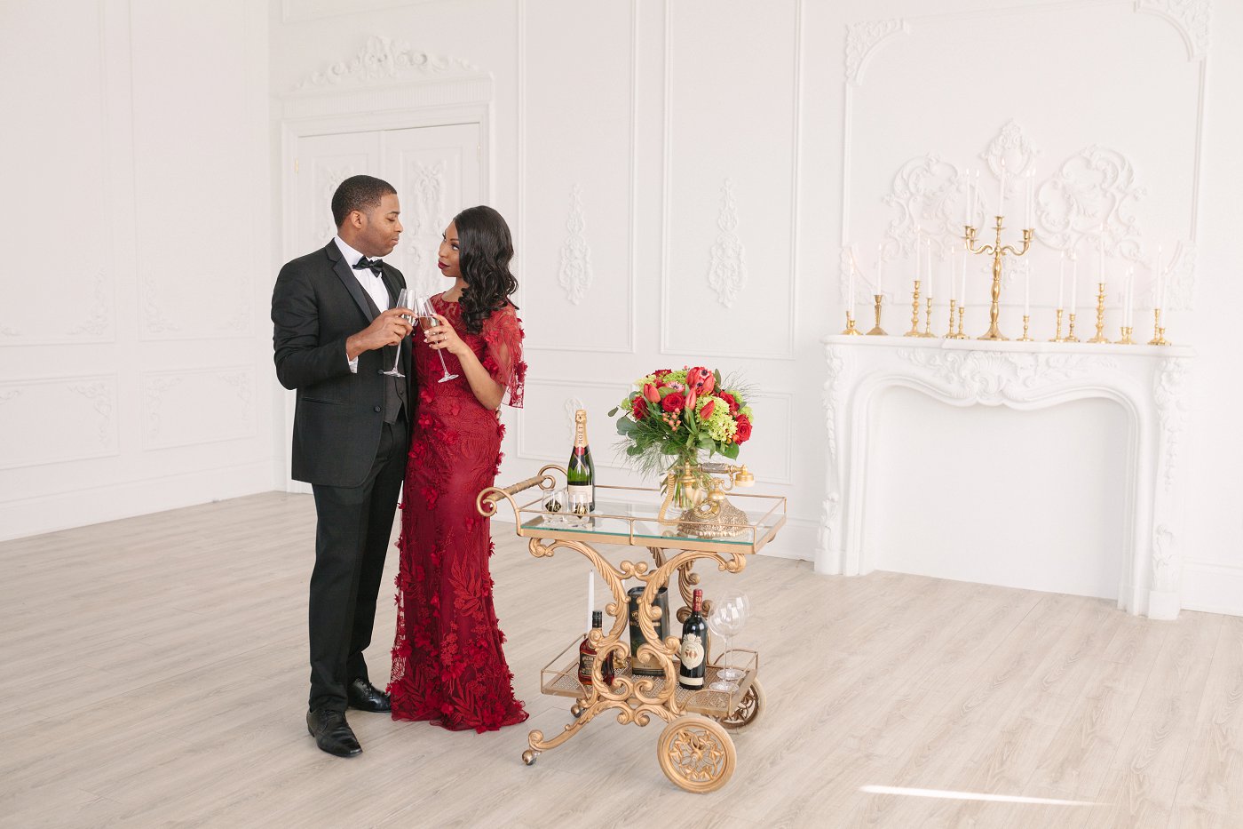 Shane and Jasmine | Mint Room Studio Engagement Photos | Samantha ...